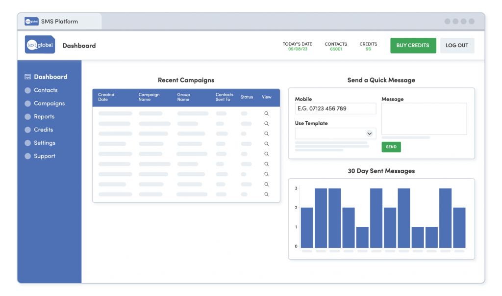 Text Global | UK's #1 Bulk SMS Text Marketing Platform 2.2p | API